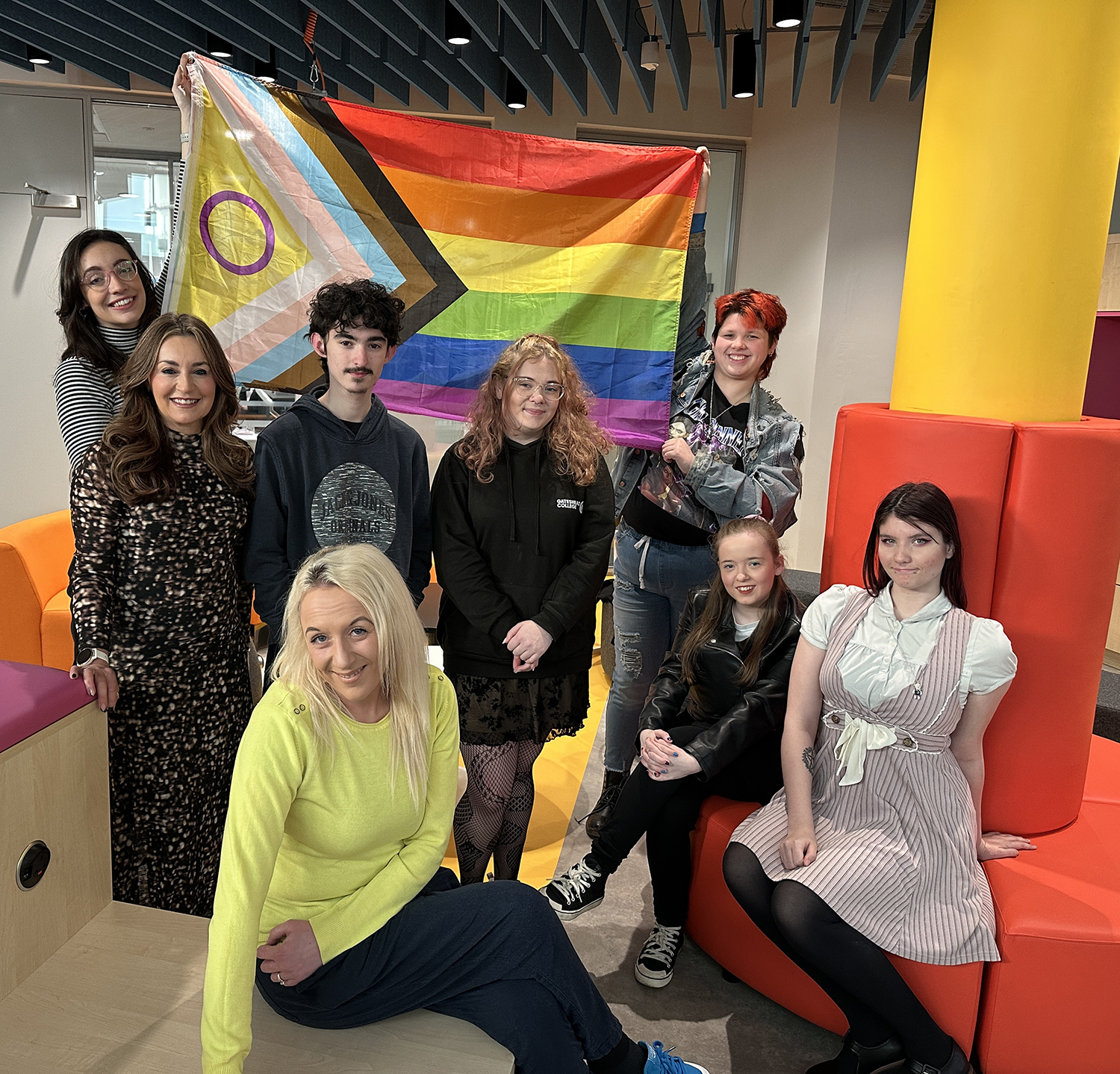 College Awarded the Rainbow Flag - Gateshead College